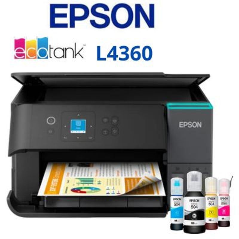 IMPRESORA EPSON Multifunción 3 en 1 EcoTank L4360 Duplex / Wi-Fi EPSON ...