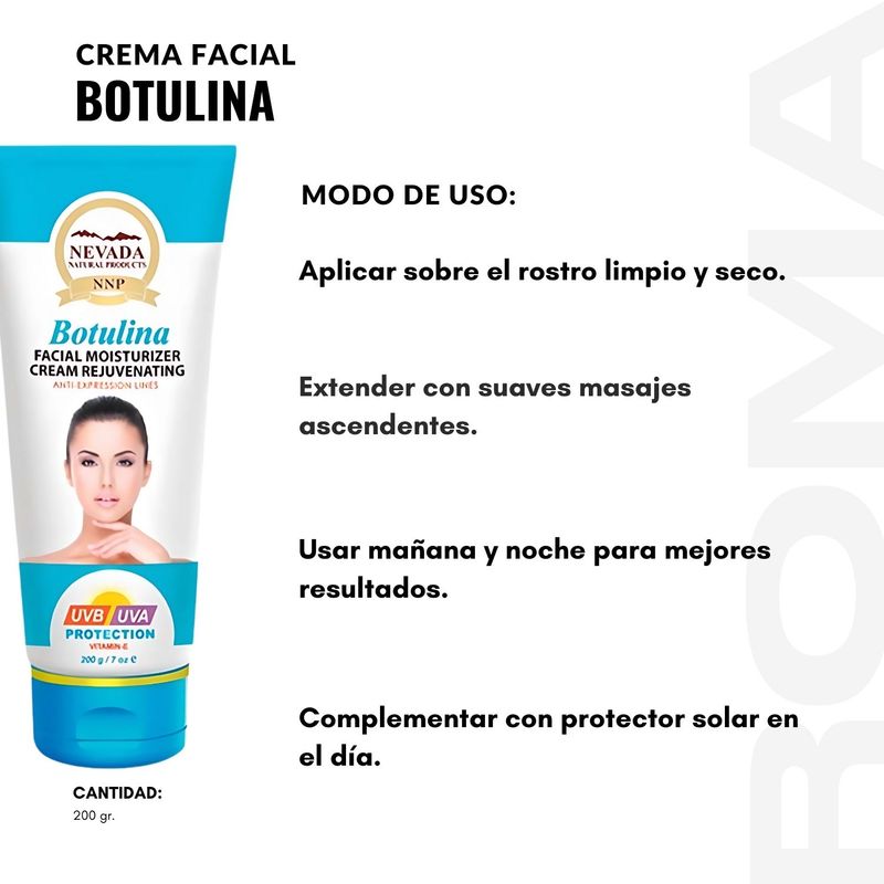 CREMA FACIAL BOTULINA 200G NEVADA NEVADA NATURAL PRODUCTS | falabella.com