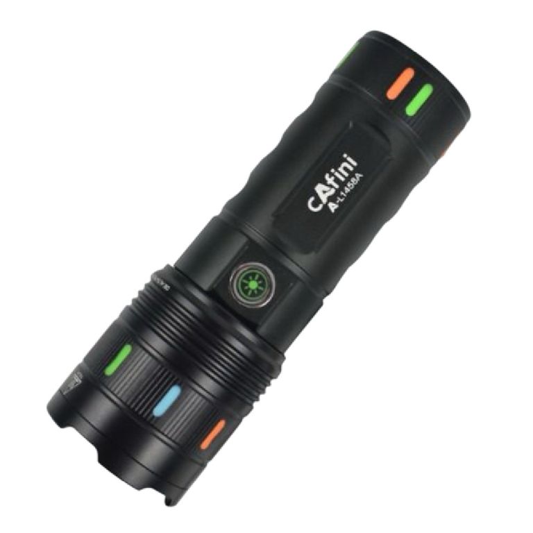 Linterna de largo alcance Cafini A-L1458A 3000M de distancia luz LED ...