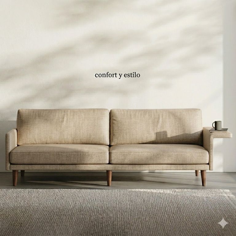 SOFÁ 3 CUERPOS STILL - caramelo GENERICO | falabella.com