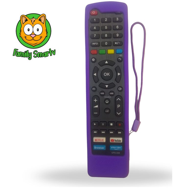 Funda para Control Remoto Jvc Smart Led Lt-43kd395 / Purpura GENERICO ...