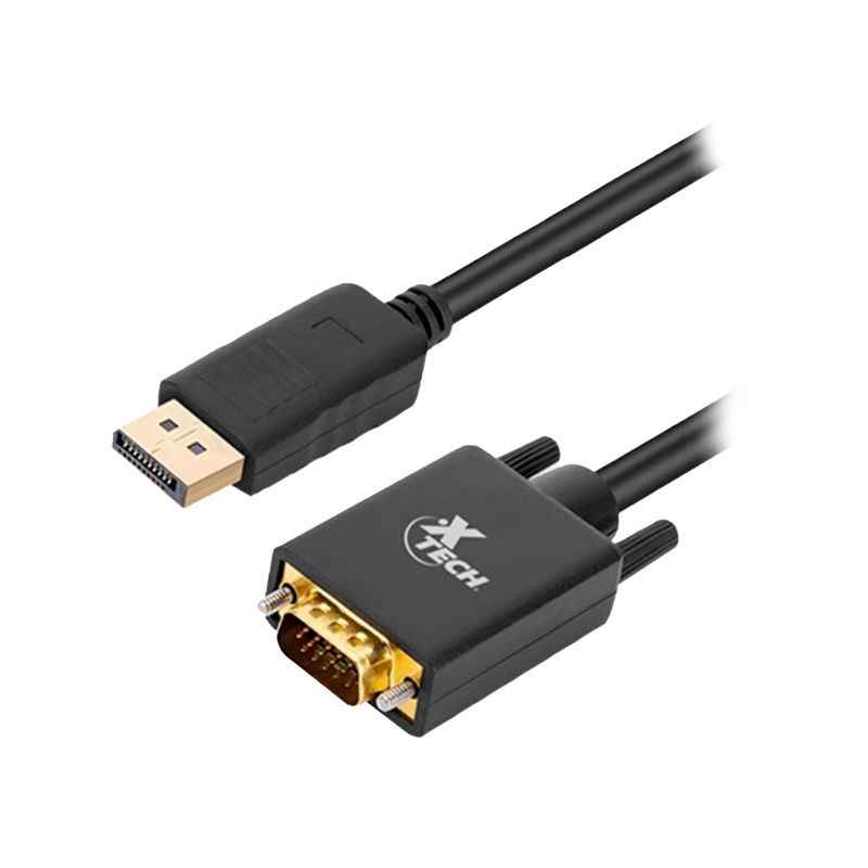 Adaptador Xtech con conector DisplayPort macho a VGA macho pn XTC-377 ...