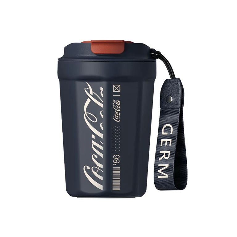Termo Germ Rombo Coca Cola Azul 390ml Acero Inoxidable | Sodimac Perú