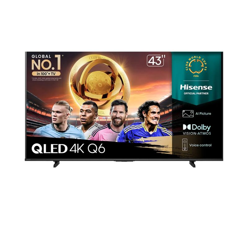 Televisor Hisense 43 QLED 4K 43Q6Qv Smart Tv HISENSE | falabella.com