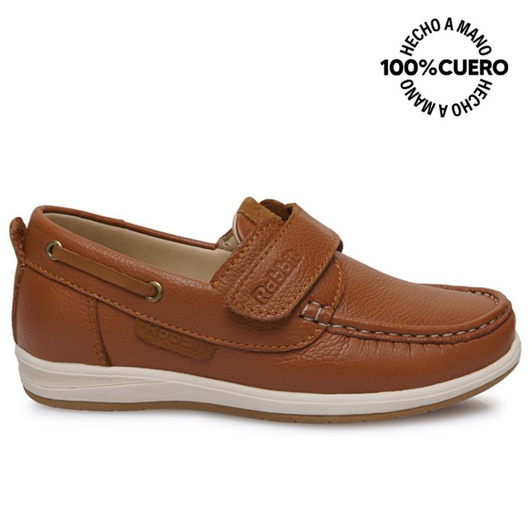 Zapato Top Sider Casual ANGEL-2625 MARRON Rabbit Cuero RABBIT ...
