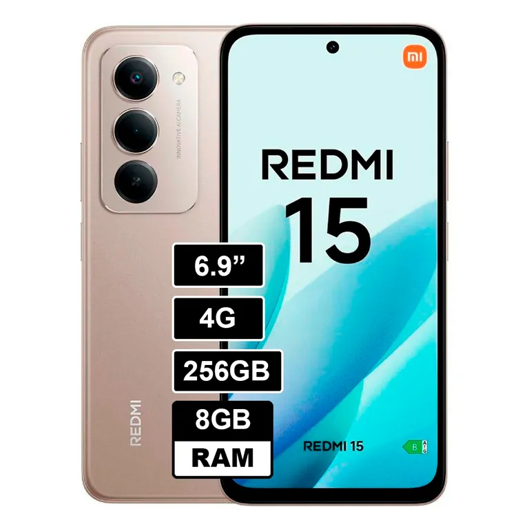 Redmi 15 256GB 8GB RAM Gris XIAOMI | falabella.com