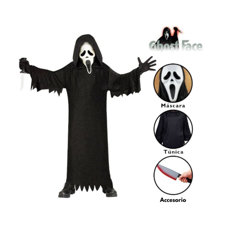 Disfraz Completo Ghost Face Classic Talla S GENERICO | Falabella Perú