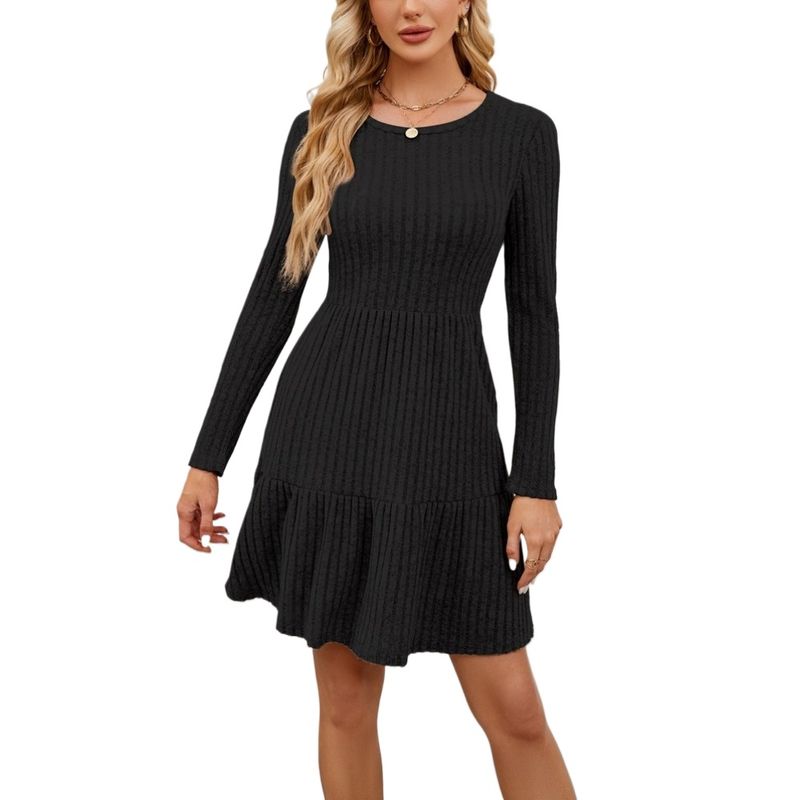 Vestido Mujer Casual Versátil y Cómodo Negro GIOIO | falabella.com