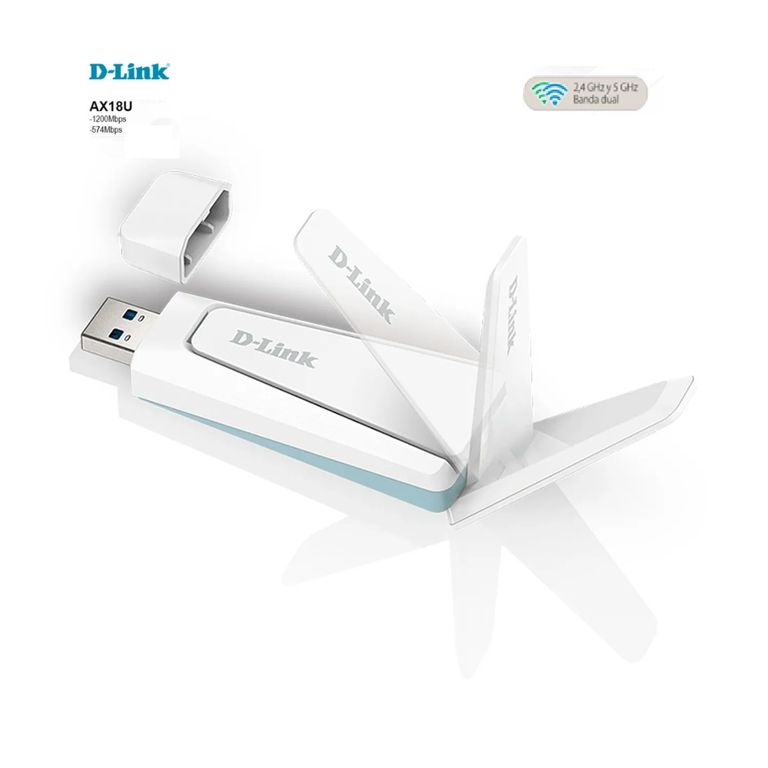 Adaptador USB D-Link Wi-Fi 6 AX1800 AX18U DLINK | falabella.com