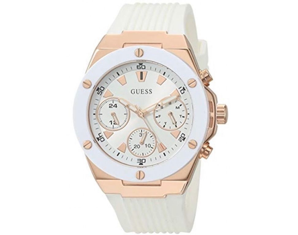 Reloj Guess Athena GW0030L3 Blanco De Silicona Para Mujer GUESS ...