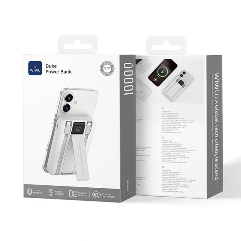 POWER BANK DUKE BLANCO 1000 mAh (WI-PC061) - WIWU WIWU | falabella.com