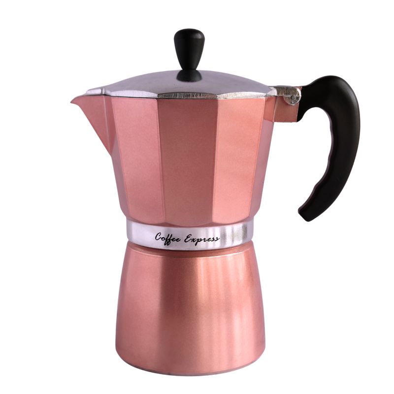 Cafetera Moka Italiana Rosa 6 Tazas - Metálico CORBETTA | falabella.com