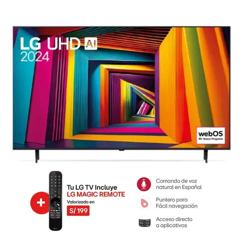 Televisor 98 LG UHD 4k Thinq Ai 98UT9050PSA - Nuevo 2024 LG | falabella.com