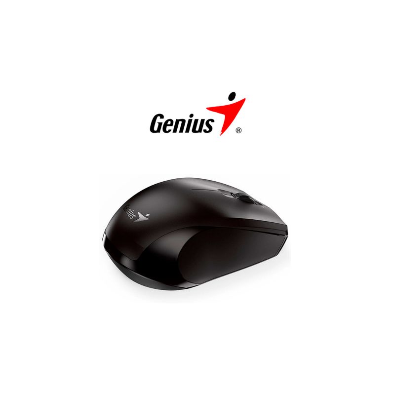 MOUSE GENIUS NX-8006S INALAMBRICO BLUEEYE SILENT ERGONOMICO NEGRO ...