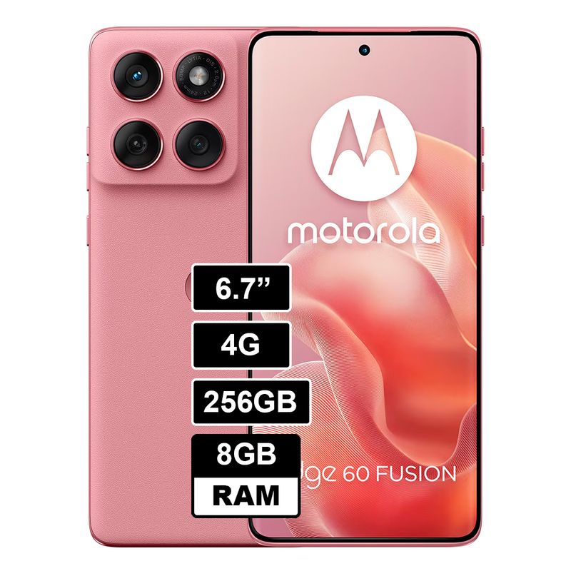 Moto Edge 60 fusión 8GB 256GB Rosa MOTOROLA | falabella.com