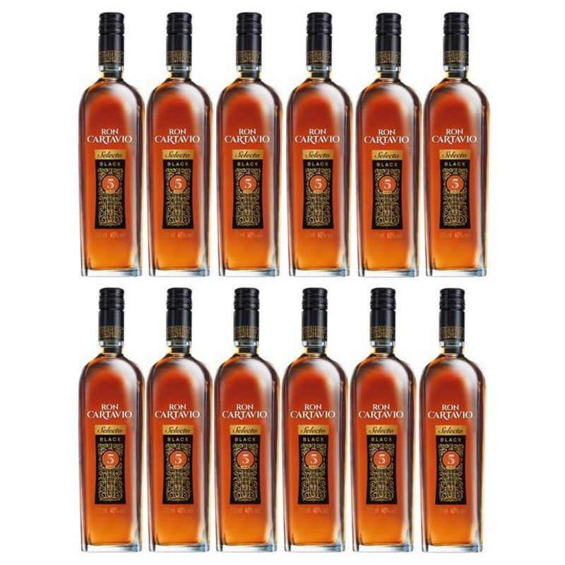 RON SELECTO 5 AÑOS BLACK BOTELLA 750ML - 12 UND CARTAVIO | falabella.com