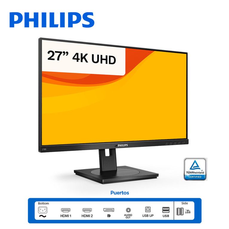 Monitor Philips 278B1 27PowerSensor B-Line 4KLightSensorsRGB 112% ...