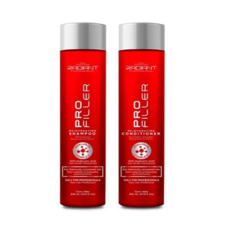 Shampoo Radiant Pro Filler 300 ml + Acondicionador 300ml RADIANT ...