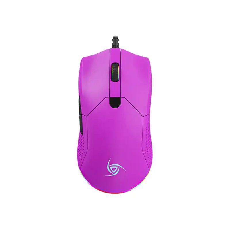 Mouse Vsg Aurora Gaming RGB púrpura 7200 DPI 6 botones ideal para VSG ...
