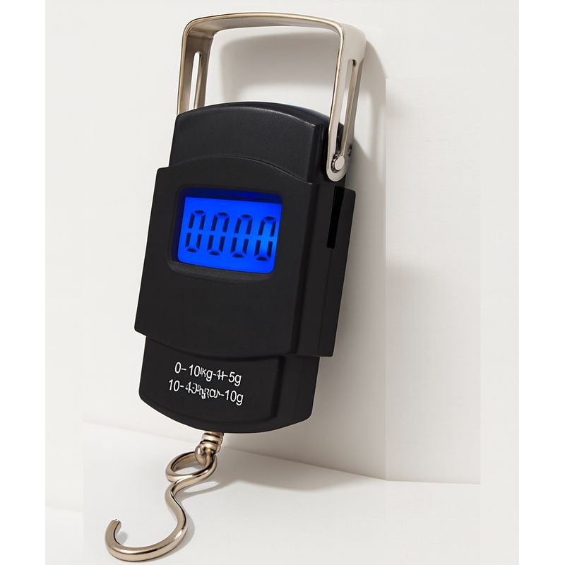 Balanza Digital Portátil con Gancho y Cinta Métrica – Max 50 kg ...