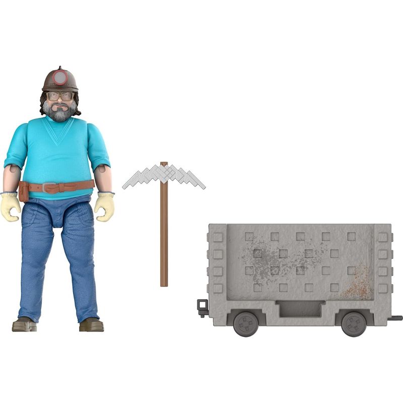 Minecraft La Pelicula Set 2 Figura Steve & Carro Minero MINECRAFT ...
