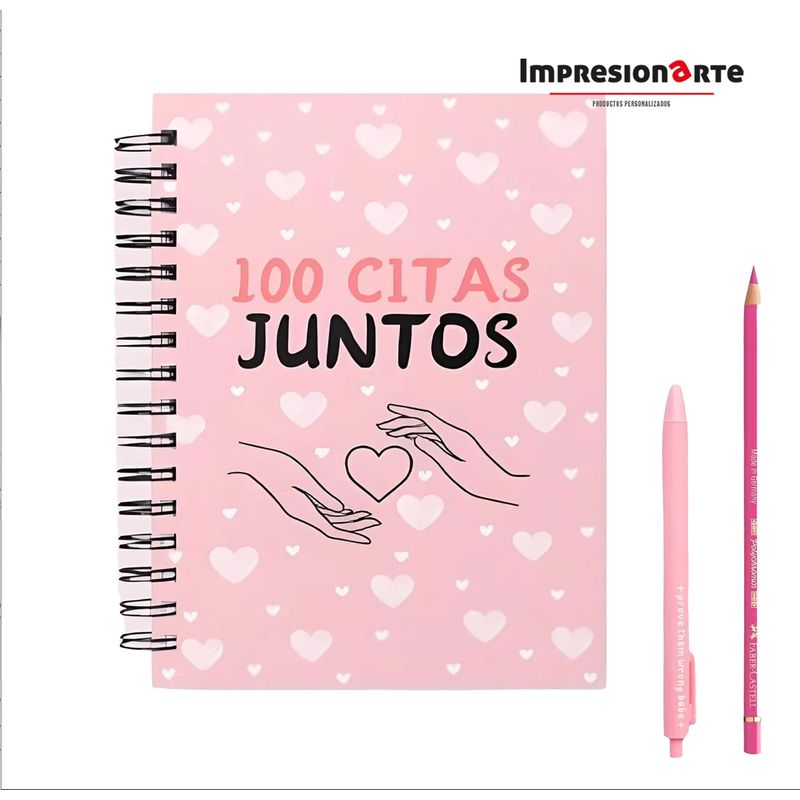 Libro de 100 citas Juntos - Impreso IMPRESIONARTE | falabella.com