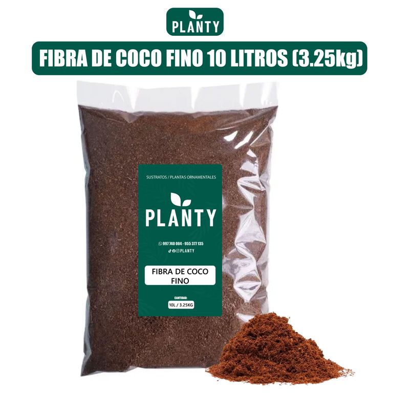 Sustrato Premium - Fibra de Coco Fino 10 Litros 3.25kg | Sodimac Perú