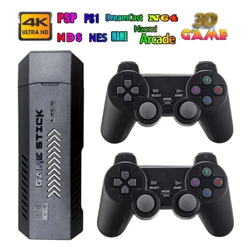 Consola Game Stick Retro X2 4K mando inalámbrico Recargable OEM ...
