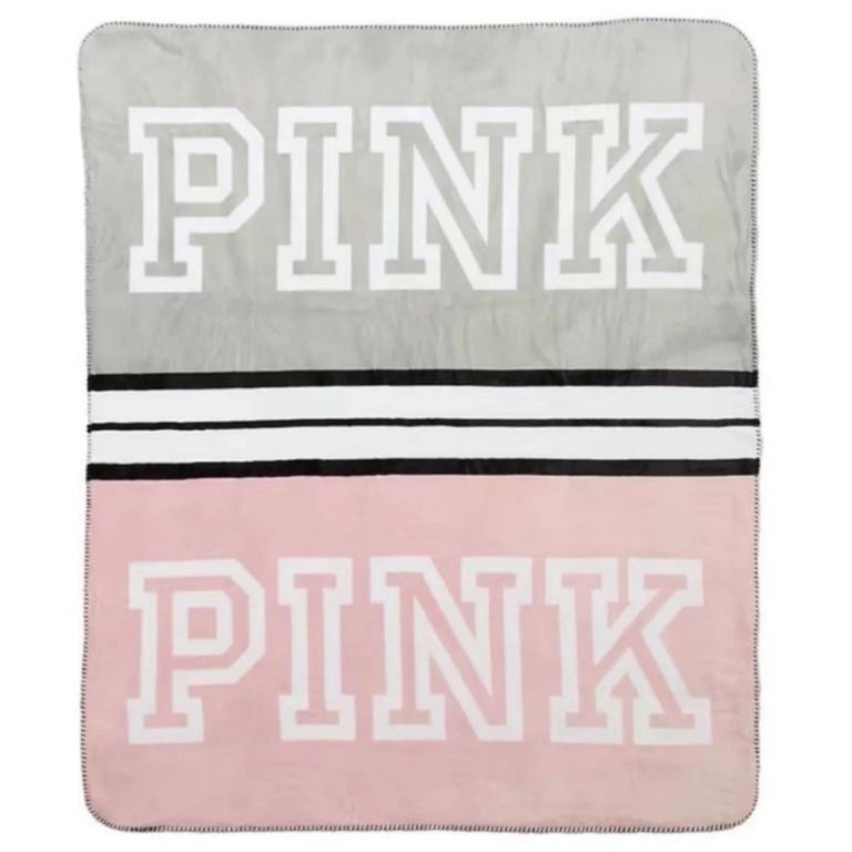 MANTA LOGO PINK VICTORIA’S SECRET SHERPA PINK | falabella.com