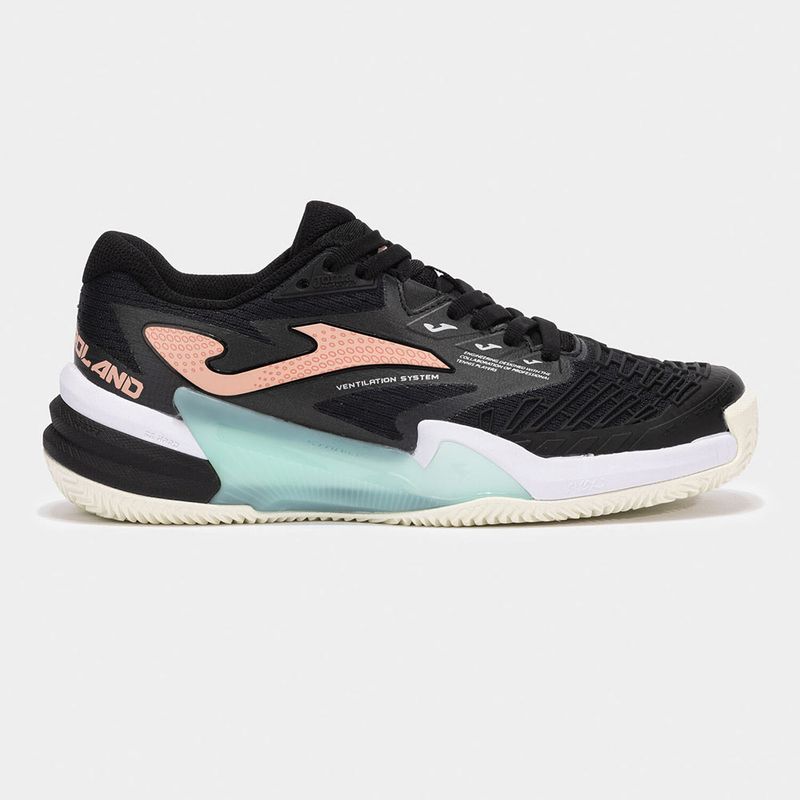 Zapatillas Tenis Roland Lady 2501 C Negro Rosa Celeste JOMA | falabella.com
