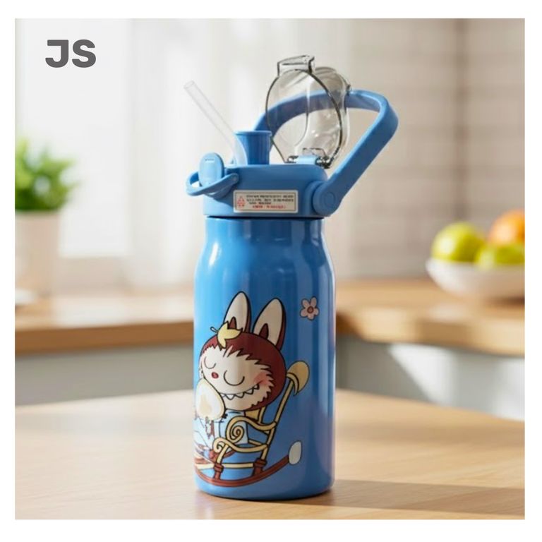 Toma Todo Botella 1 Litro con Asa Pico Térmico Tapa Rosca JS GENERICO ...