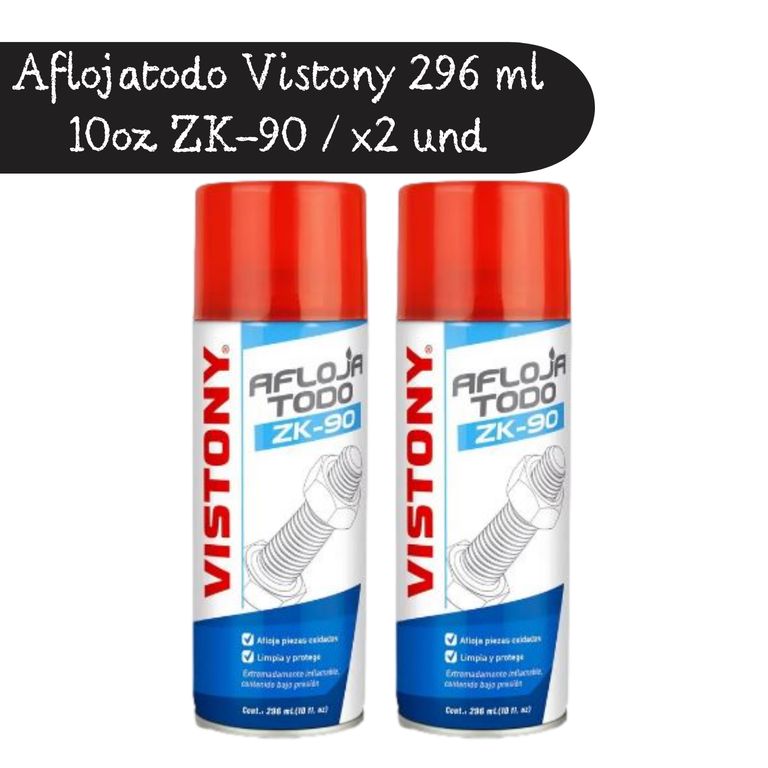 Aflojatodo Vistony 296 ml 10oz ZK-90 x2 und VISTONY | falabella.com