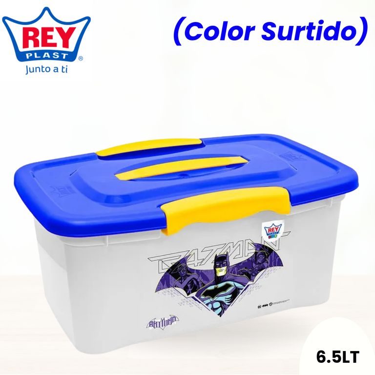 Caja Ultraforte 6-5 L Wb Batman Color Surtido REY PLAST | falabella.com