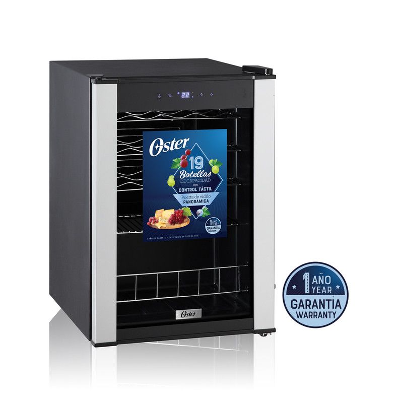 VINERA OSTER OS-PWCC1900B 19 BOTELLAS DIGITAL NEGRO OSTER | falabella.com
