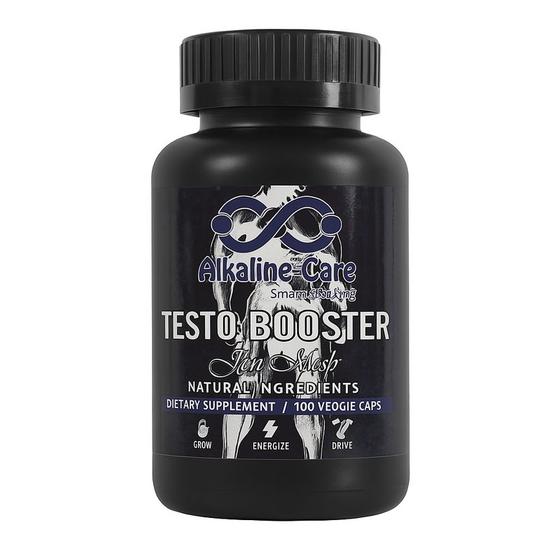 Testo Booster 100 Cápsulas (Potenciador Sexual Natural) ALKALINE CARE ...