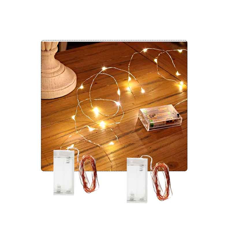 Luces led hada OFERTA 2uds pack de 5 metros cada una // 50 leds a pilas ...