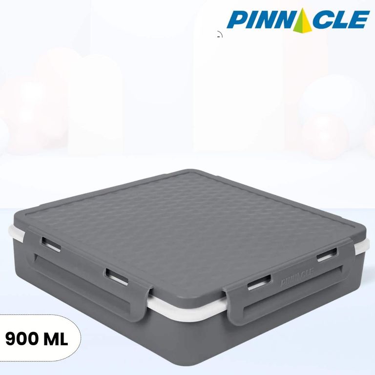 Taper de Plastico Cuatro Divisiones Pinnacle 900 ml Gris GENERICO ...