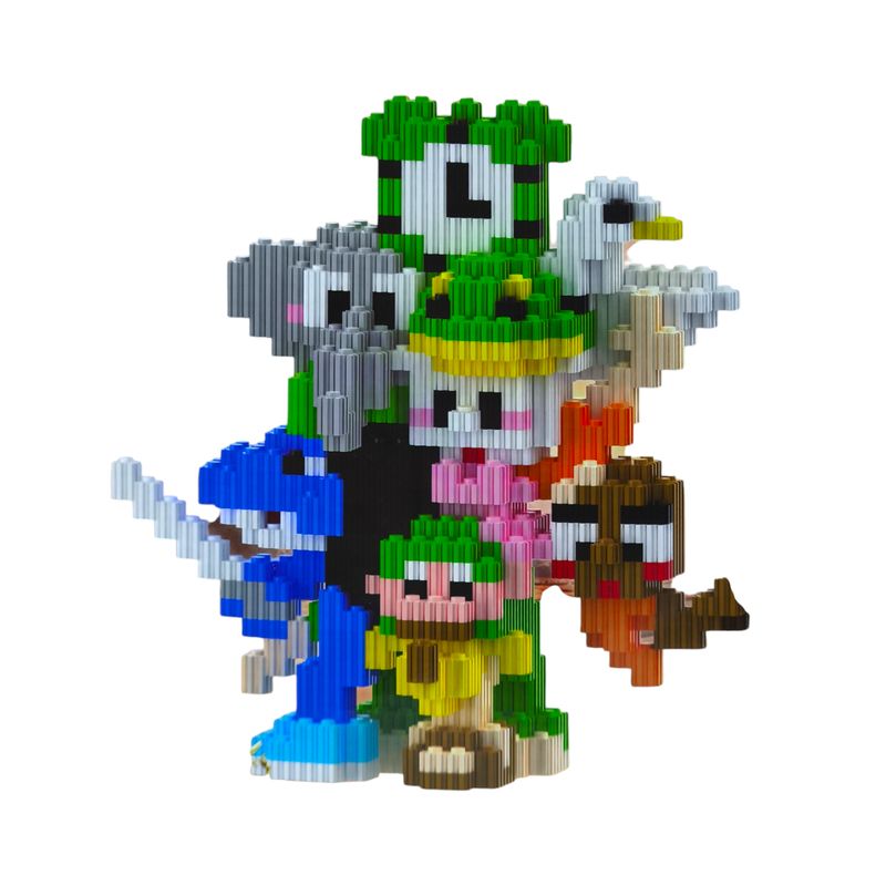 TIPO LEGO ITALIAN BRAINROT LA GRAN COMBINACION MAS DE 1350PIEZAS ...