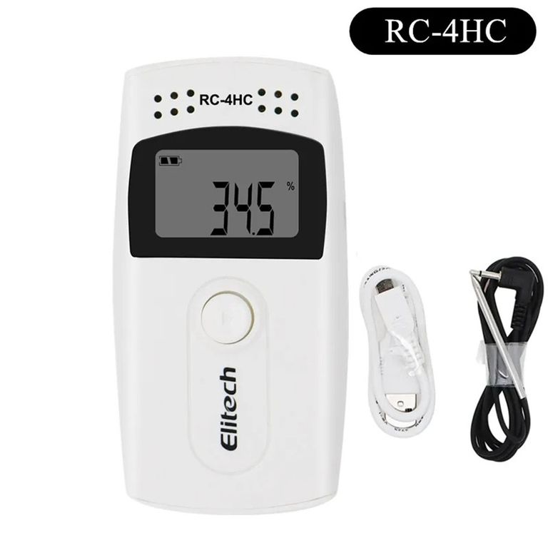 Data logger Temperatura Digital Elitech RC-4HC 16000 Datos GENERICO ...