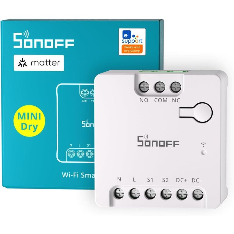Interruptor Inteligente Sonoff De Contacto Seco Wi-fi Mini-d Blanco ...
