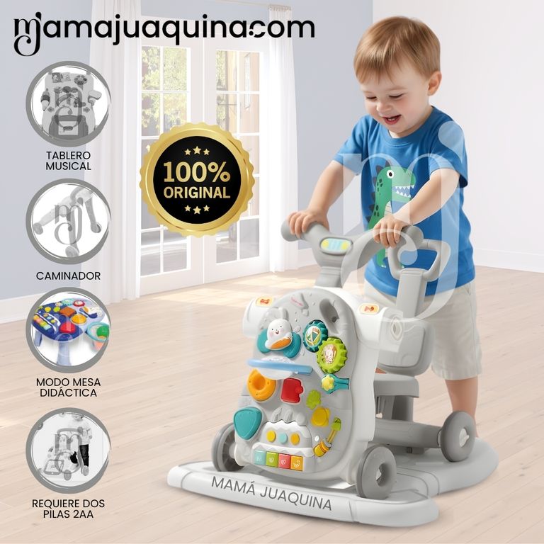 Caminador 5 en 1 «BUNNY» Edición Limitada Gray BABY | falabella.com