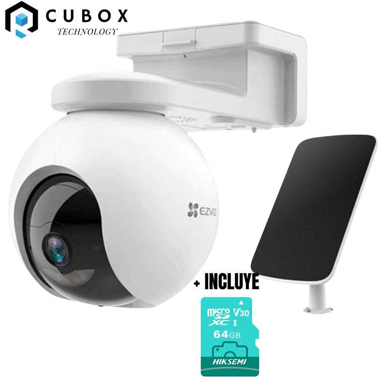 Cámara de Seguridad Ezviz EB84G 2K con GPS Exterior + Panel solar ...
