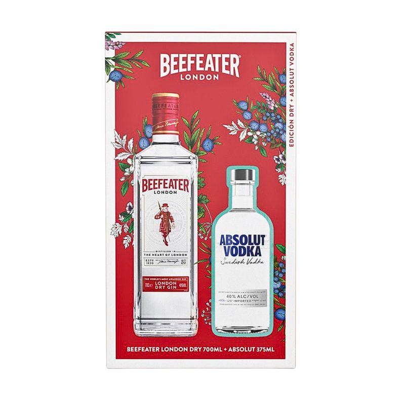 PACK GIN BEEFEATER 700 ML + ABSOLUT 375 ML BEEFEATER | falabella.com