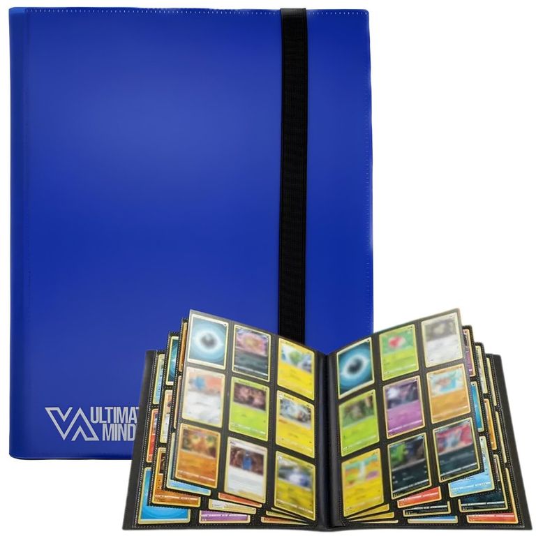 Album para Cartas Pokemon TCG y Magic para 360 cards - Azul - Binder ...