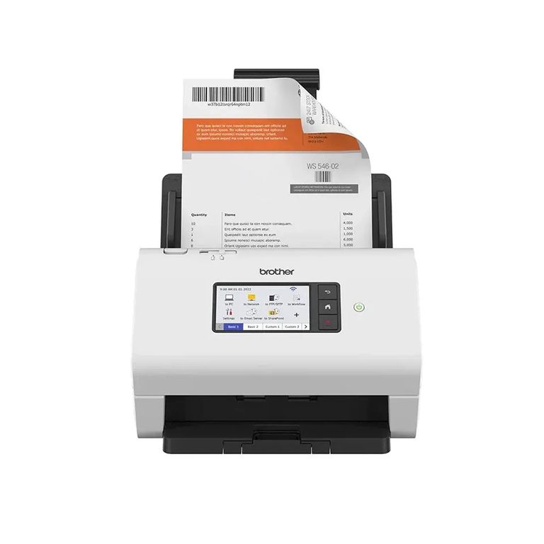 Escáner plano Brother ADS-4900W inalámbrico 60 ppm color y duplex 60 ...