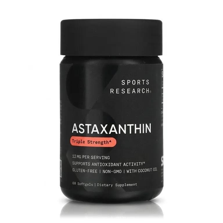Astaxantina Triple Fuerza 12 mg - Piel y Ojos (60 Softgels) - Sports ...