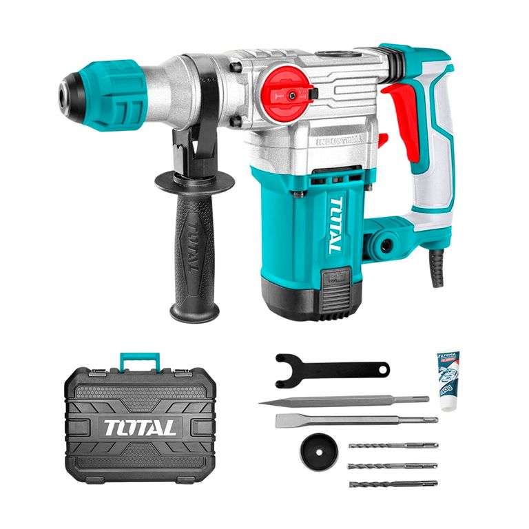 Rotomartillo SDS Eléctrico de 1500W 950RPM CMaletín TOTAL - TH1153256 ...