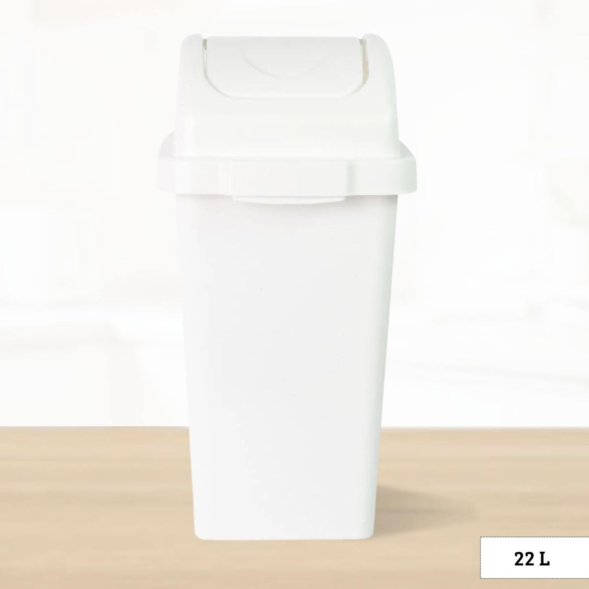 Papelera de Polipropileno Vaivén Elite Basa Blanco 22 Litros BASA ...