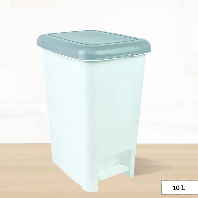 Papelera Automática Ahorra Espacio Homy Slim Basa Blanco 10 Litros BASA ...