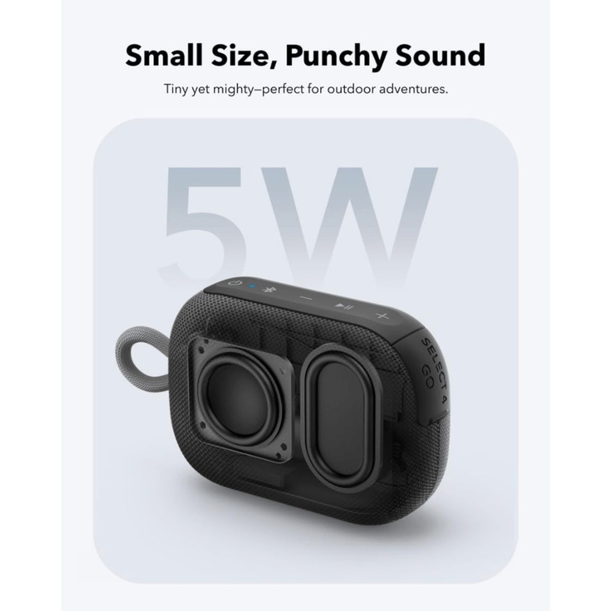 SOUNDCORE SELECT 4 GO - PARLANTE BLUETOOTH PORTATIL NEGRO SOUNDCORE ...